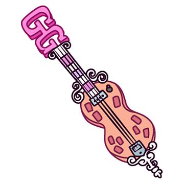 "SpongeBob Goofy Goober Rock Guitar" Sticker for Sale by joeoles ...