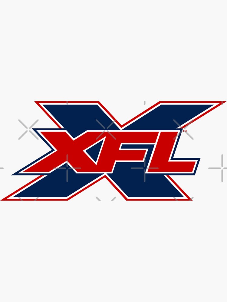 "XFL - Old Logo" Sticker for Sale by 1991vintage | Redbubble