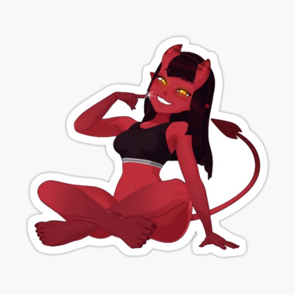 "Meru The Succubus cute trendy sticker" Sticker for Sale by ...