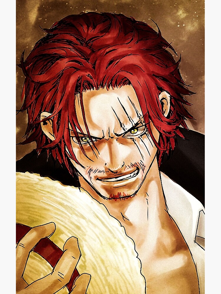 "Akagami No Shanks One Piece" Poster for Sale by WandaMcCullough ...