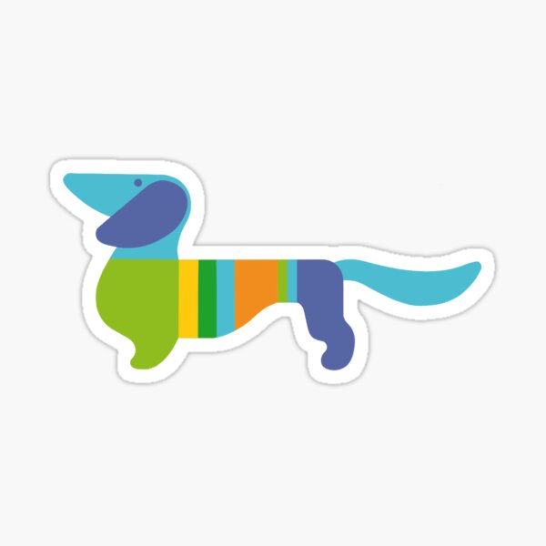 "Waldi The Dachshund 1972 Munich Olympics Logo" Sticker for Sale by ...