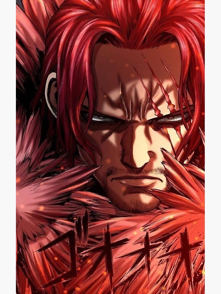 "Akagami No Shanks One Piece" Sticker for Sale by ShonnaWener | Redbubble