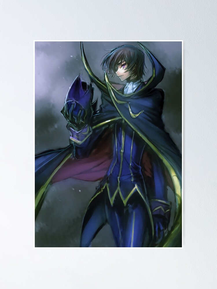 "Lelouch Lamperouge Code Geass Art" Poster for Sale by CintaoffenFri ...