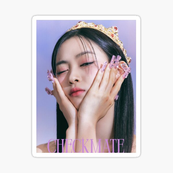 "RYUJIN ITZY - CHECKMATE " Sticker for Sale by RamirezIan | Redbubble