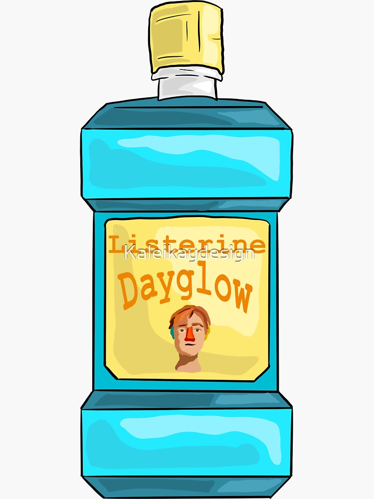 "Listerine Dayglow song, Dayglow song, listerine " Sticker for Sale by ...