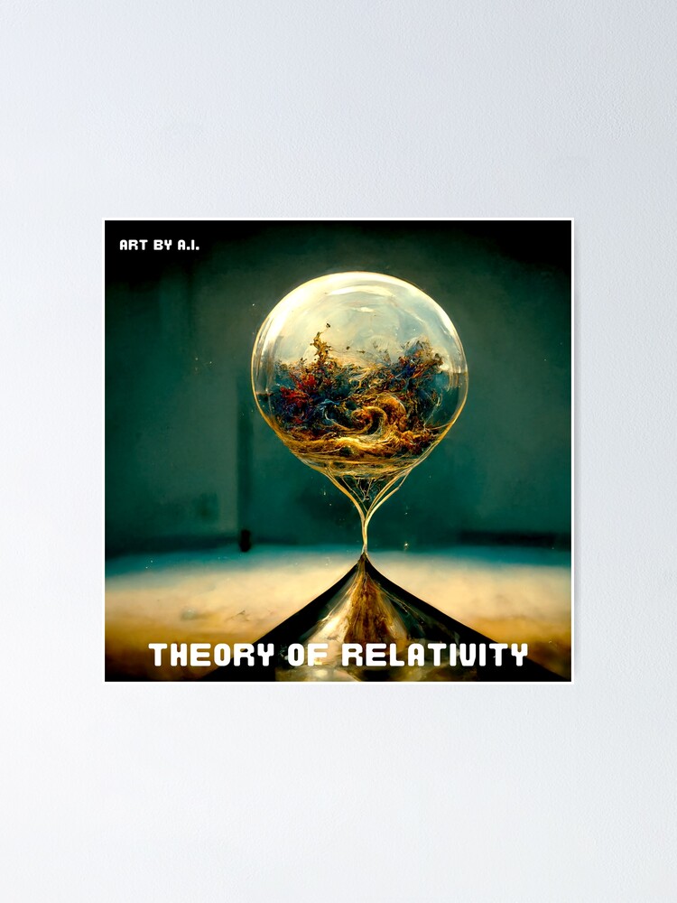 "Theory of Relativity Art - Created by AI" Poster for Sale by Created ...