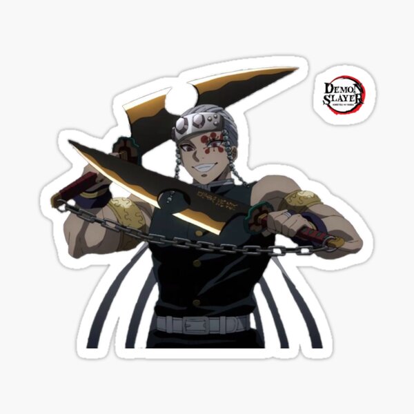 "Uzui Tengen shows confidence" Sticker for Sale by my-anime-story ...