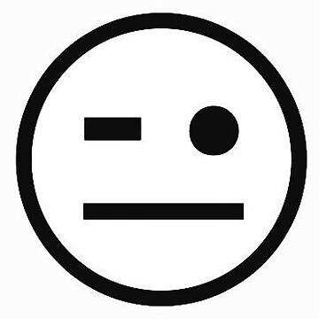 "WINK EMOJI JOHNNY - Essential Wear" Sticker for Sale by LunaticAsylum ...