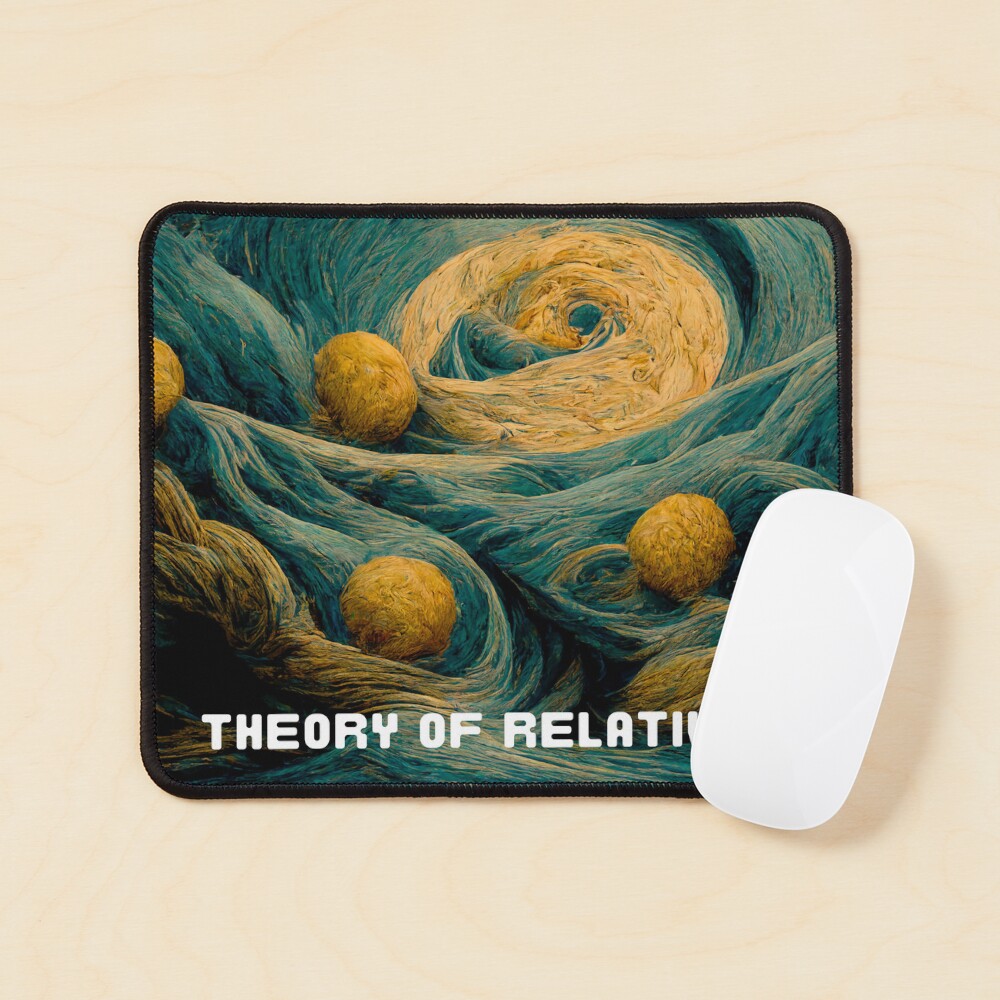 "Theory of Relativity - Art Created by AI" Art Board Print for Sale by ...
