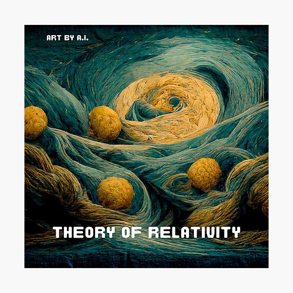 "Theory of Relativity - Art Created by AI" Photographic Print for Sale ...