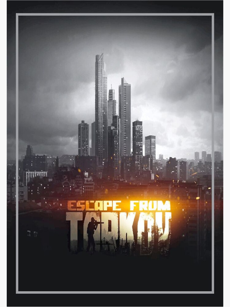 "Escape From Tarkov Poster " Sticker for Sale by ContTrader | Redbubble