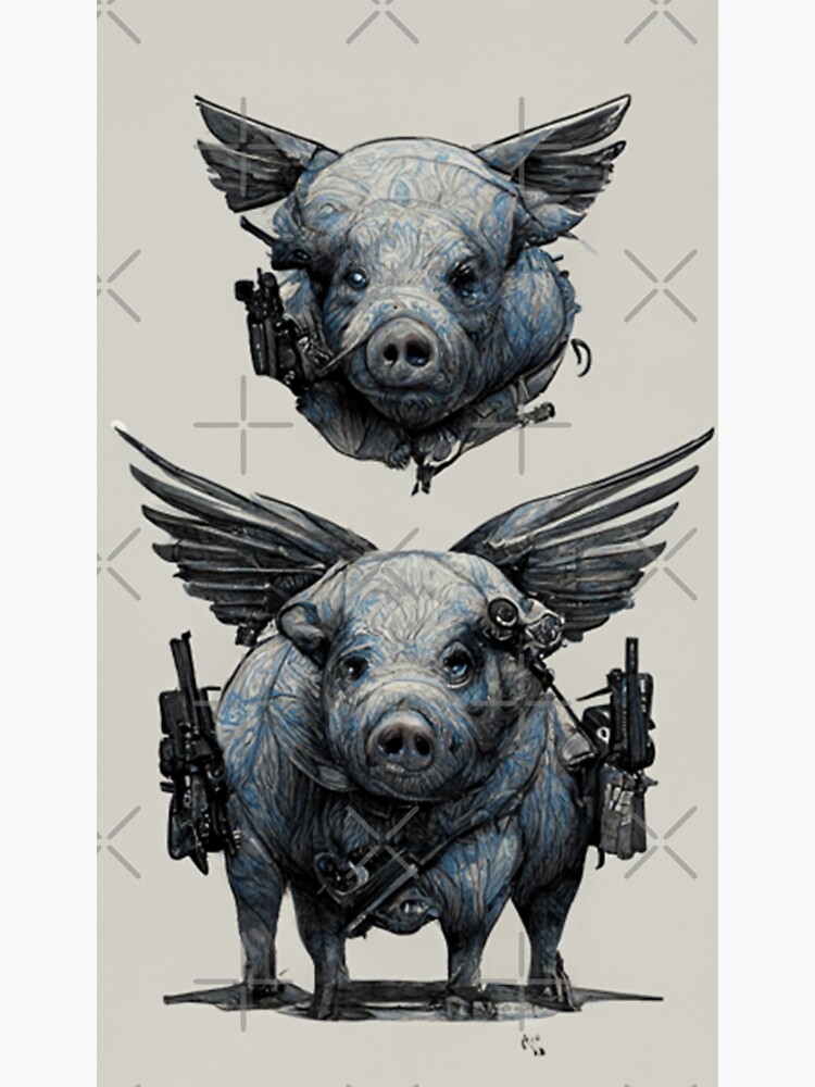 "War Pig" Sticker for Sale by SaltyPork | Redbubble