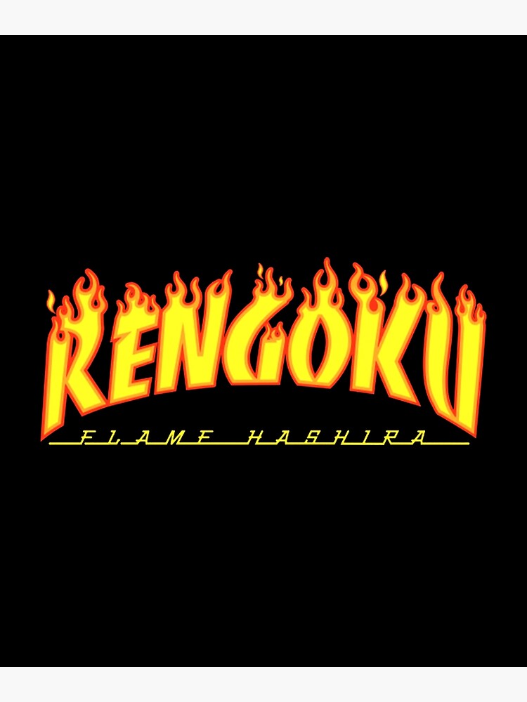 "Kyojuro rengoku logo" Art Print for Sale by ANNA6767 | Redbubble