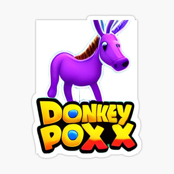 "Donkey pox" Sticker for Sale by coltep | Redbubble