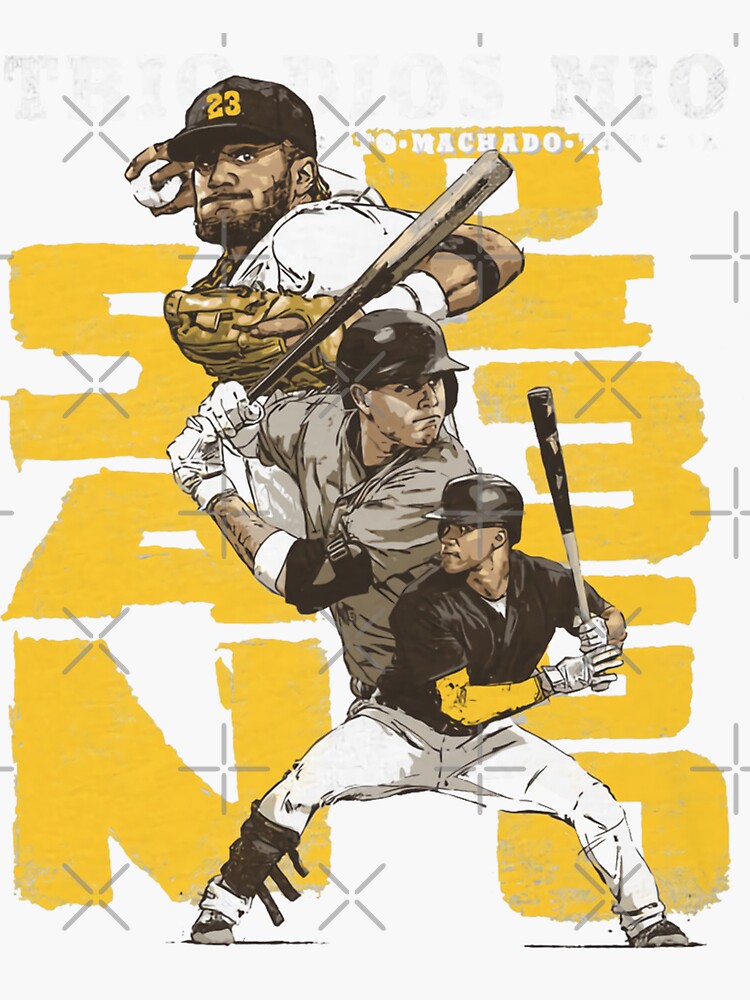 "Juan Soto Manny Machado & Fernando Tatis Jr. Trio" Sticker for Sale by ...
