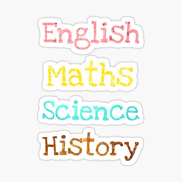 "Subject Labels" Sticker for Sale by -yukti- | Redbubble
