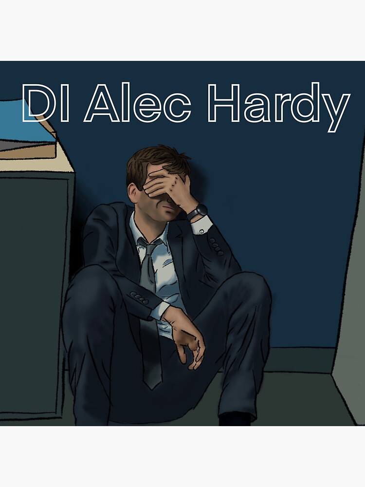 "DI Alec Hardy (Broadchurch)" Sticker for Sale by lxsx01 | Redbubble