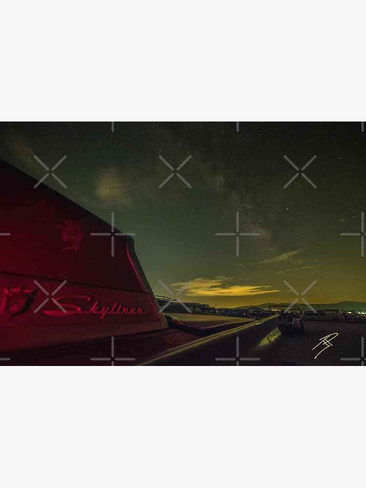 "Skyliner in the Desert" Sticker by Sidetrakn | Redbubble