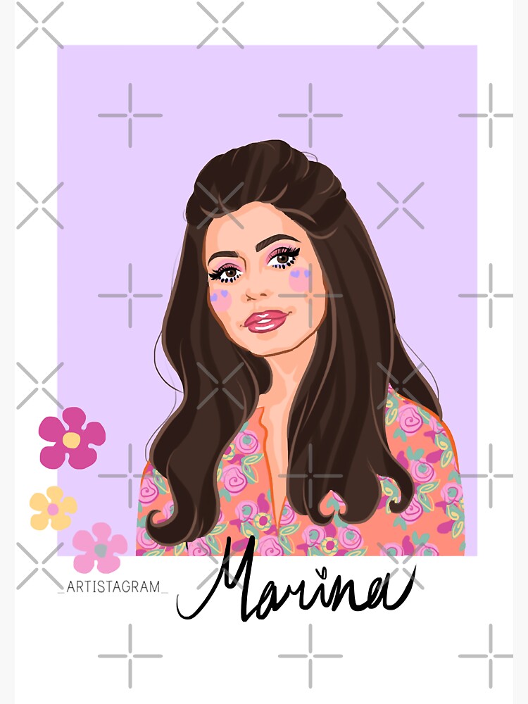 "Gifts For Women Beautiful Marina Female Singer Graphic For Fans ...