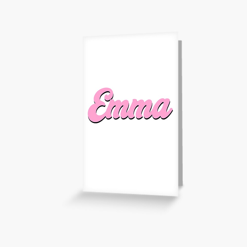 "Emma" Sticker for Sale by ZanderZander | Redbubble