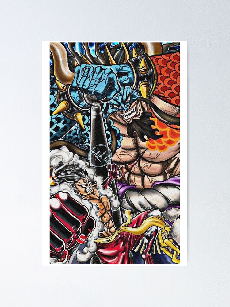 "Kaido One Piece" Poster for Sale by WandaMcCullough | Redbubble