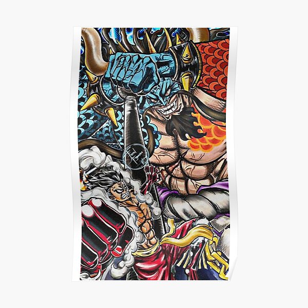 "Kaido One Piece" Poster for Sale by WandaMcCullough | Redbubble