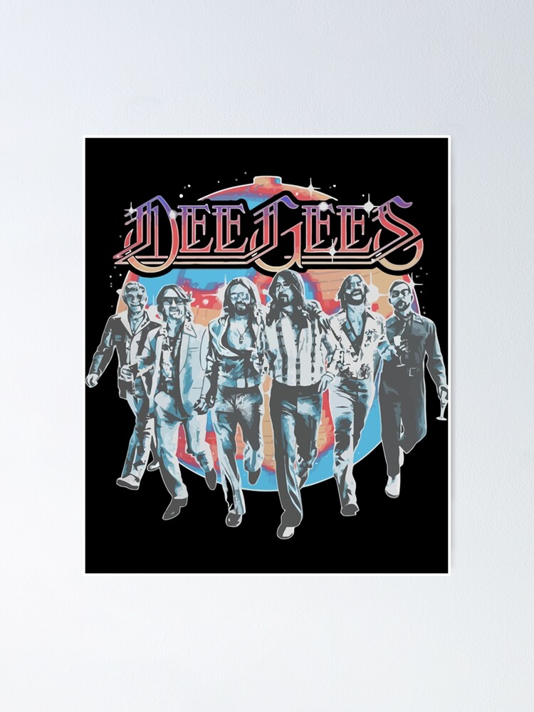 "Dee gees disco ball logo" Poster for Sale by DreamDanis | Redbubble