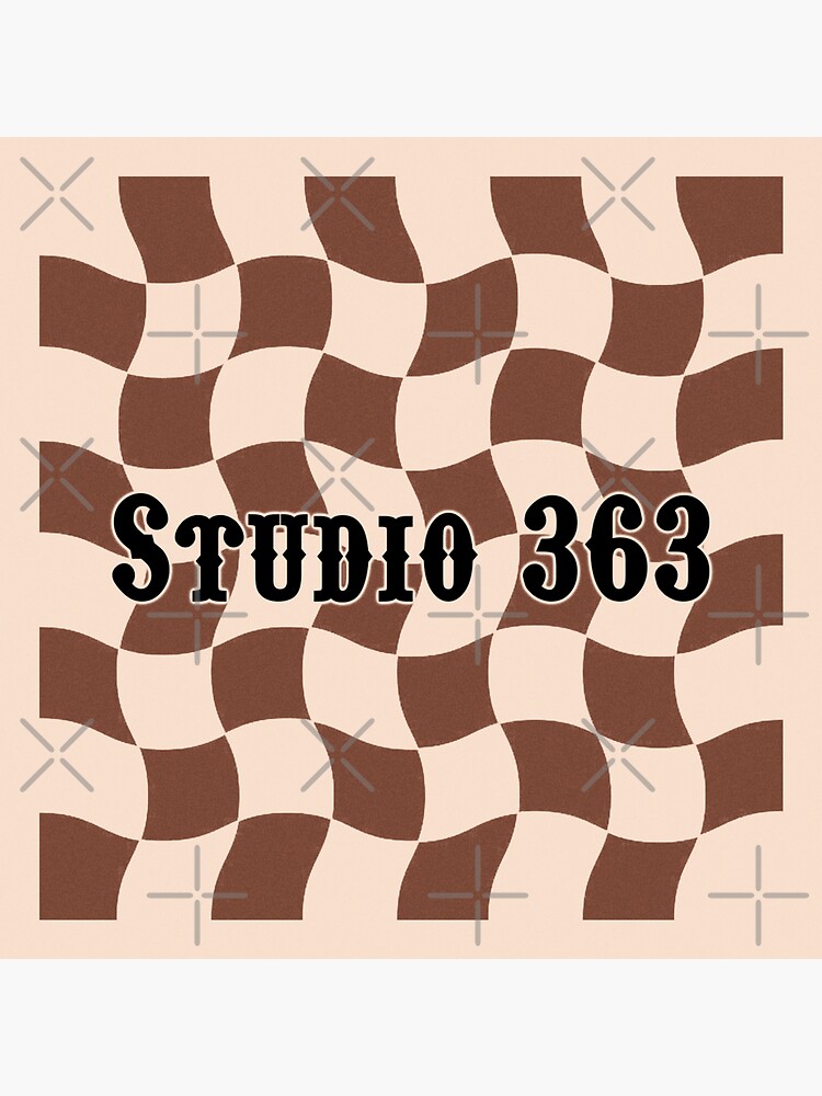 "STUDIO363.JPG logo" Sticker for Sale by ftwisner | Redbubble