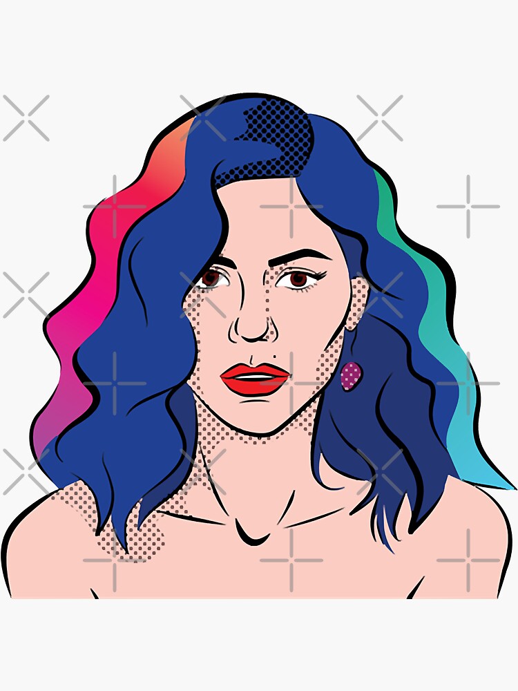 "Vintage Retro Beautiful Marina Female Singer Gift For Everyone ...