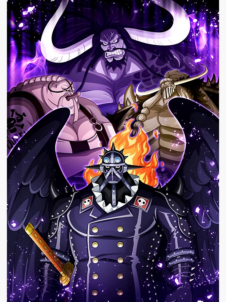 "Kaido Queen Jack and King" Sticker for Sale by JohnFleischman | Redbubble