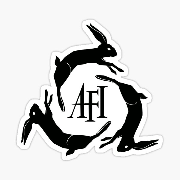 "Most Important AFI Art Band Gifts For Christmas" Sticker for Sale by ...