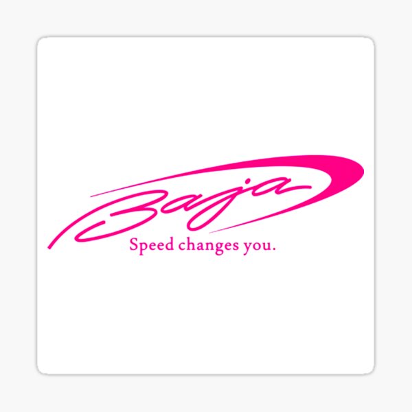 "Classic pink Baja Racing " Sticker for Sale by ChristinasMess | Redbubble