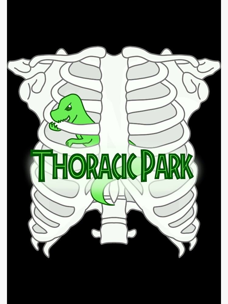 "Thoracic Park Sticker" Poster for Sale by CaseyHogan | Redbubble