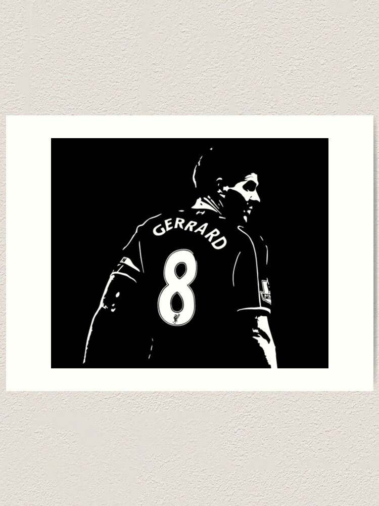"Steven Gerrard - Liverpool FC Legend Silhouette" Art Print for Sale by ...