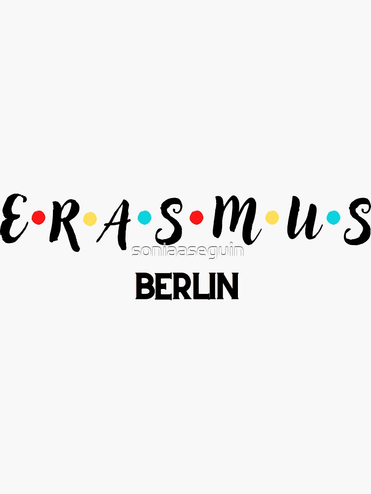 "Erasmus Berlin" Sticker for Sale by soniaaseguin | Redbubble