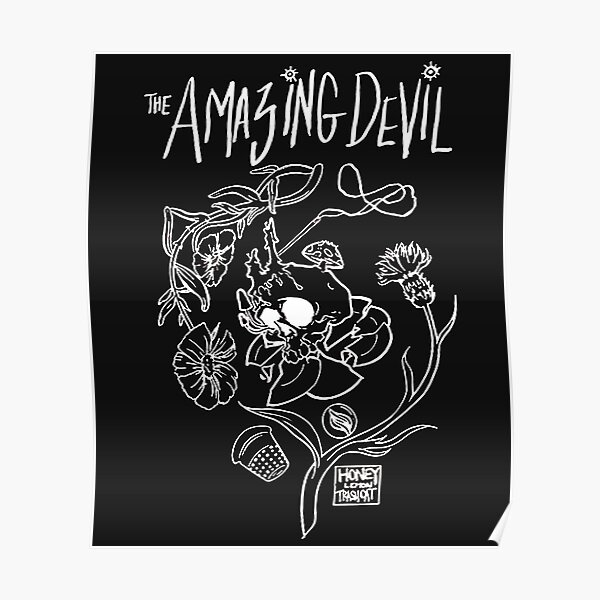 "top the amazing devil" Poster for Sale by Priandn65 | Redbubble