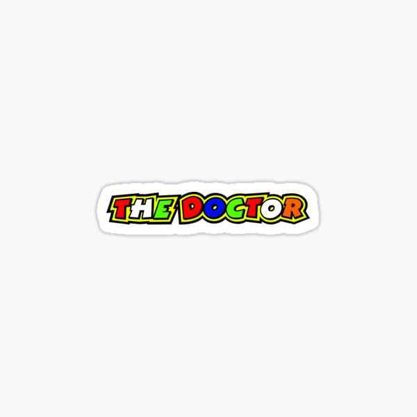 "The Doctor Sticker" Sticker for Sale by custhink | Redbubble