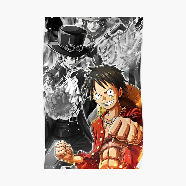 "One Piece Luffy" Poster for Sale by Jacqueline4546 | Redbubble
