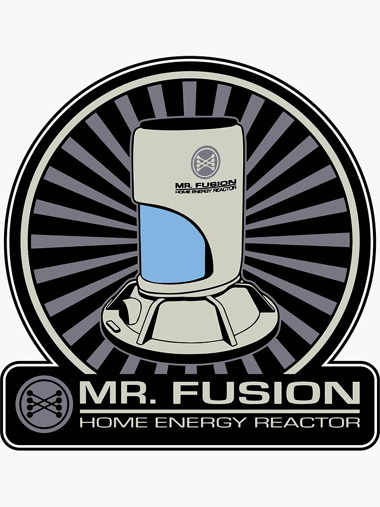 "Mr. Fusion" Sticker by anfa | Redbubble