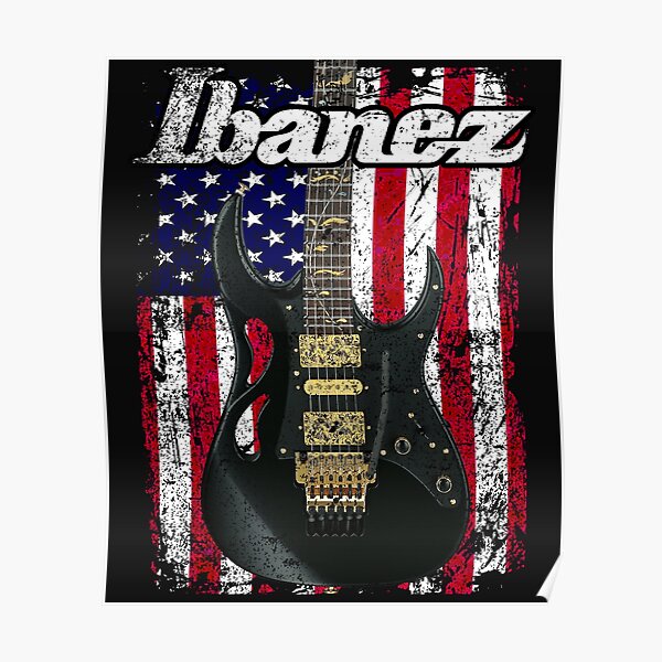 "AMERICAN IBANEZ GUITAR" Poster for Sale by TEEjDESIGN | Redbubble