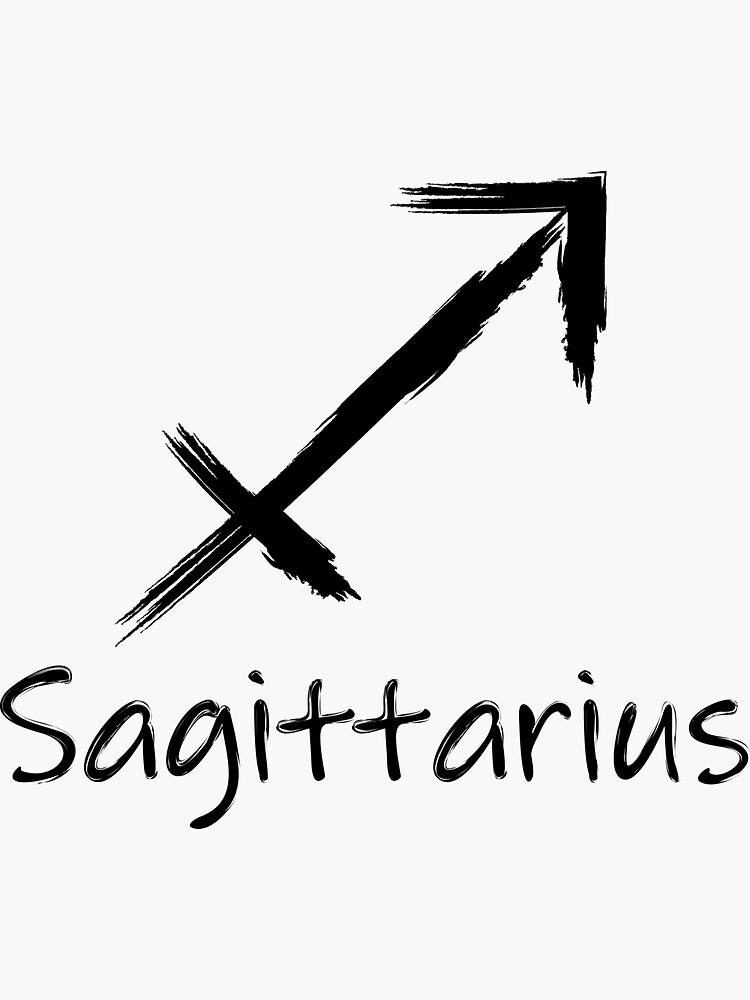 Sagittarius Zodiac Sign Astrology Sticker For Sale By Tanysl