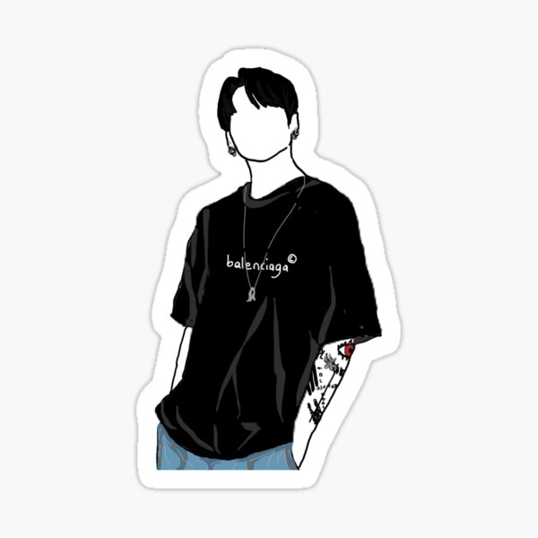 "Jungkook sticker" Sticker for Sale by stickers001 | Redbubble