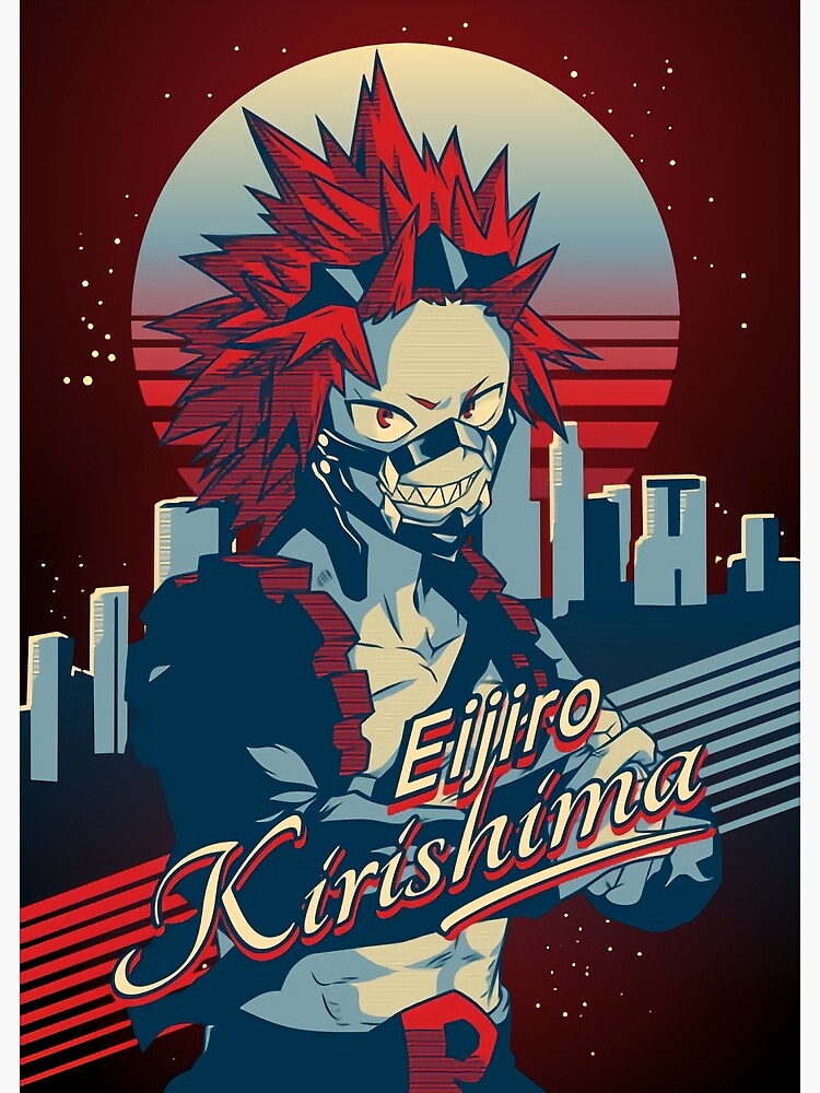"Anime Character Eijiro Kirishima - Red Riot/Perfect Gift For Everyone ...