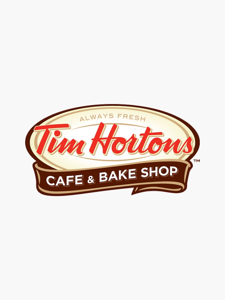 "Tim Hortons" Sticker for Sale by Eva Muir | Redbubble