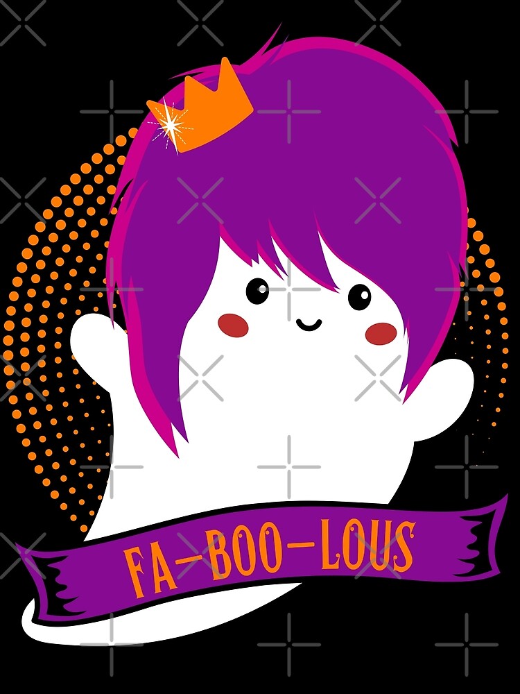 "Fa-BOO-lous Ghost" Poster for Sale by adlibmaria | Redbubble