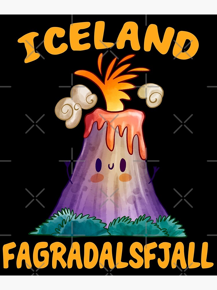 "Fagradalsfjall Iceland Volcano Eruption 2022" Poster for Sale by ...
