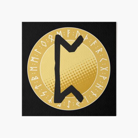 "Viking Runes and Runic Symbols - Perthro (Luck)" Art Board Print for ...