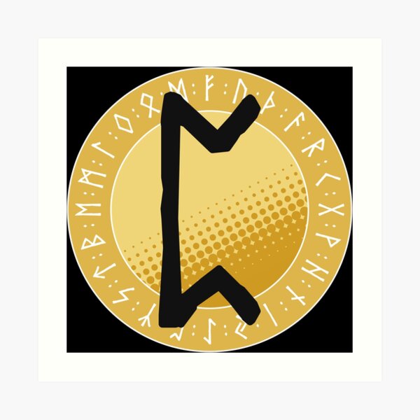 "Viking Runes and Runic Symbols - Perthro (Luck)" Art Print for Sale by ...