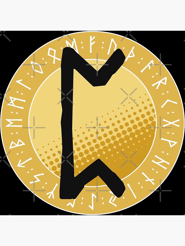 "Viking Runes and Runic Symbols - Perthro (Luck)" Art Print for Sale by ...