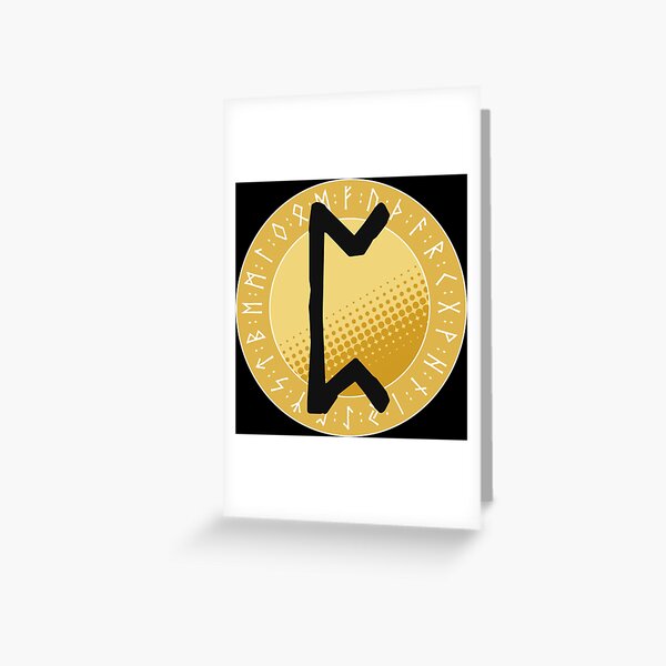 "Viking Runes and Runic Symbols - Perthro (Luck)" Greeting Card for ...